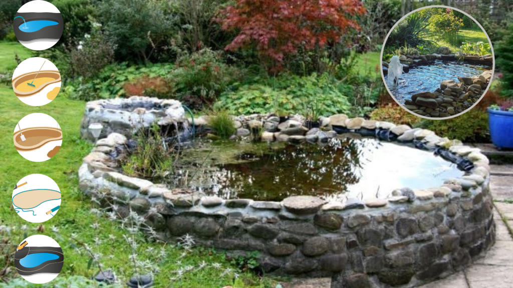 Cum să creezi un iaz de grădină si cum si să decorați un mini iaz de ...