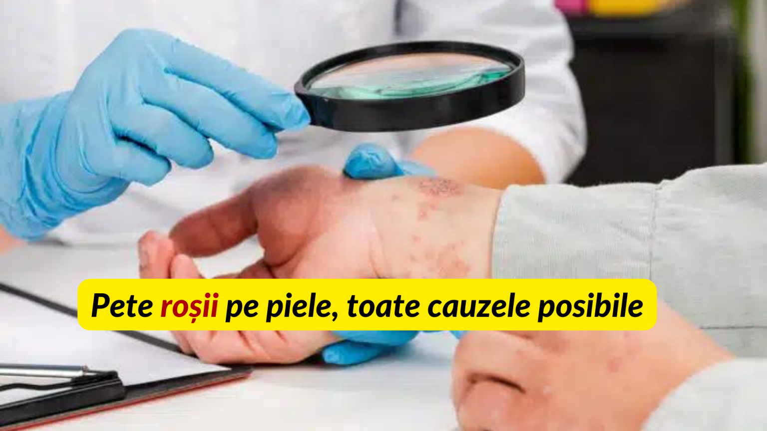 Pete roșii pe piele, toate cauzele posibile