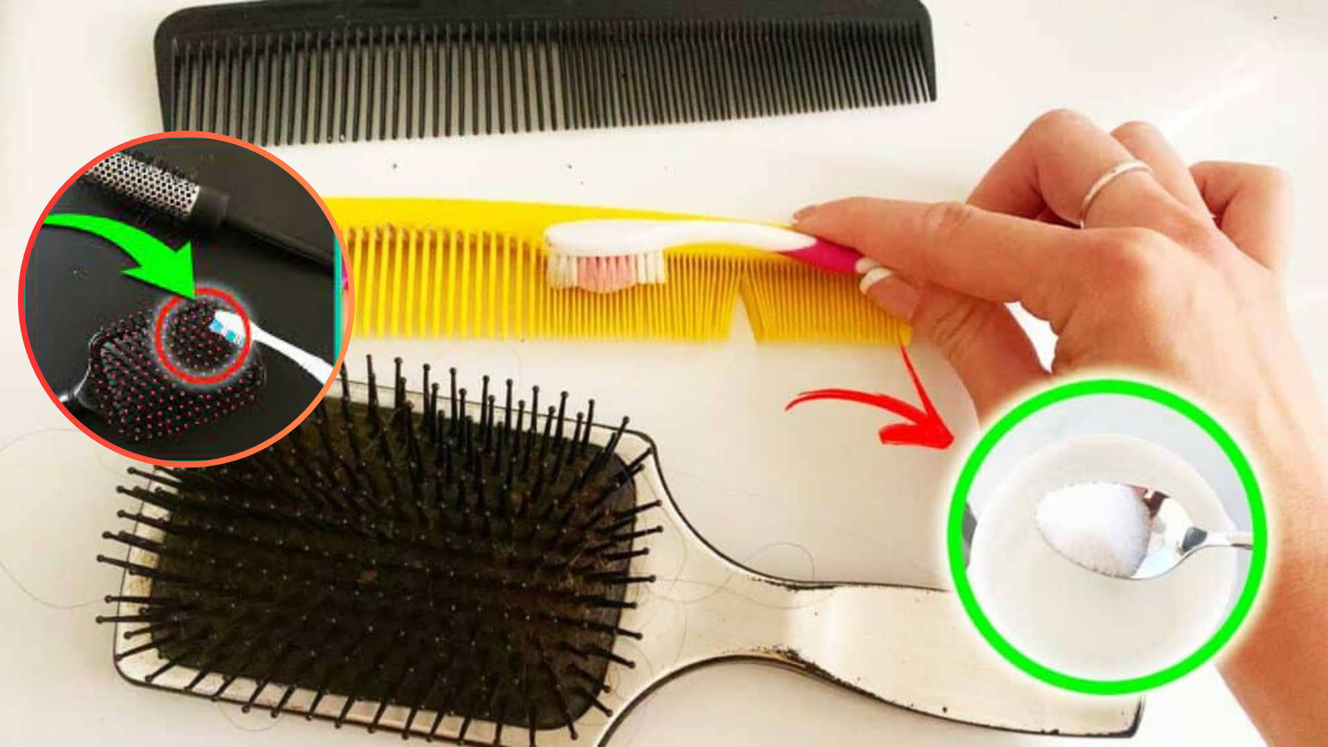 Cum să curățați periile de par și pieptenii cu remedii naturale