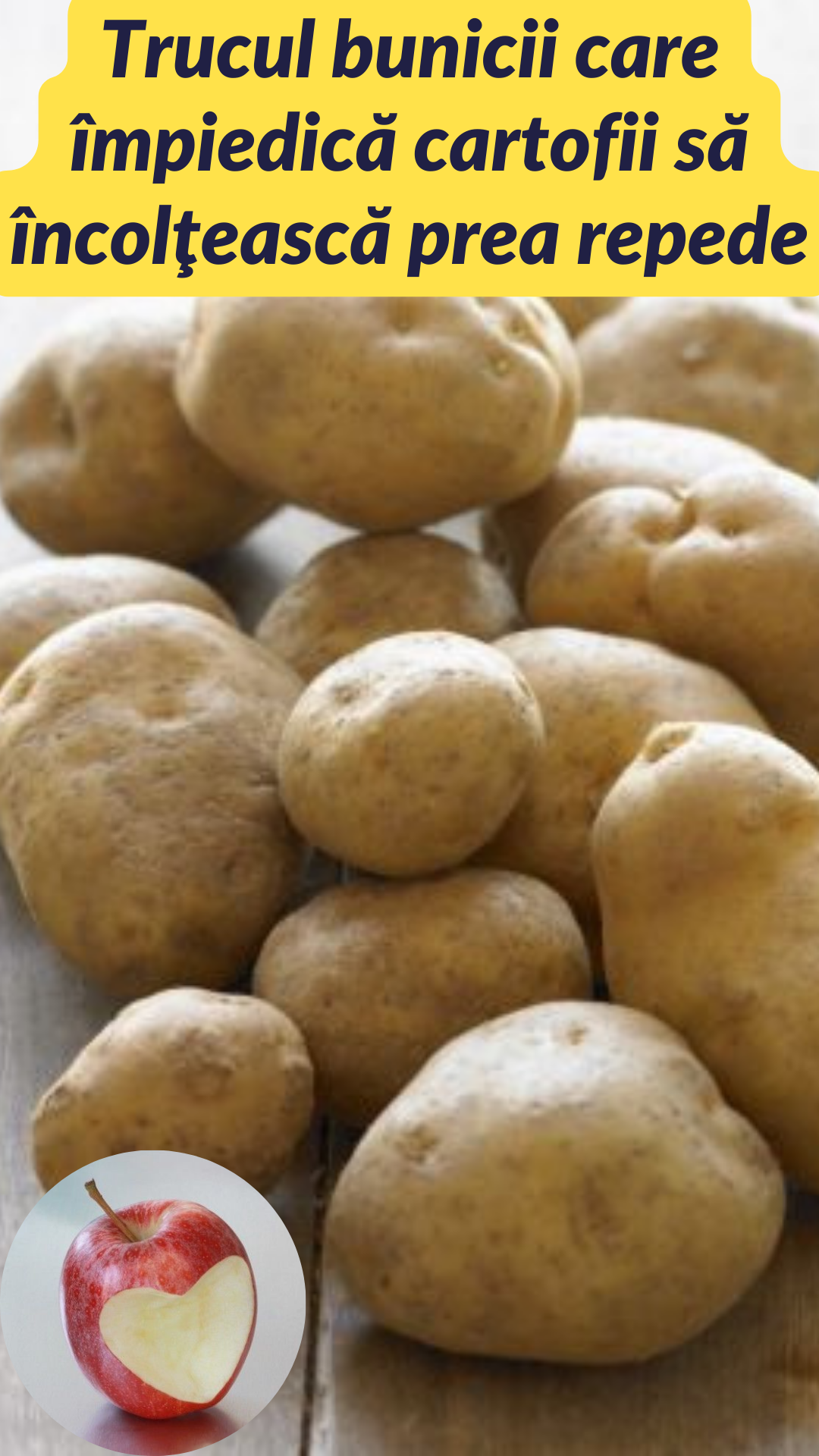 Trucul bunicii care împiedică cartofii să încolţească prea repede
