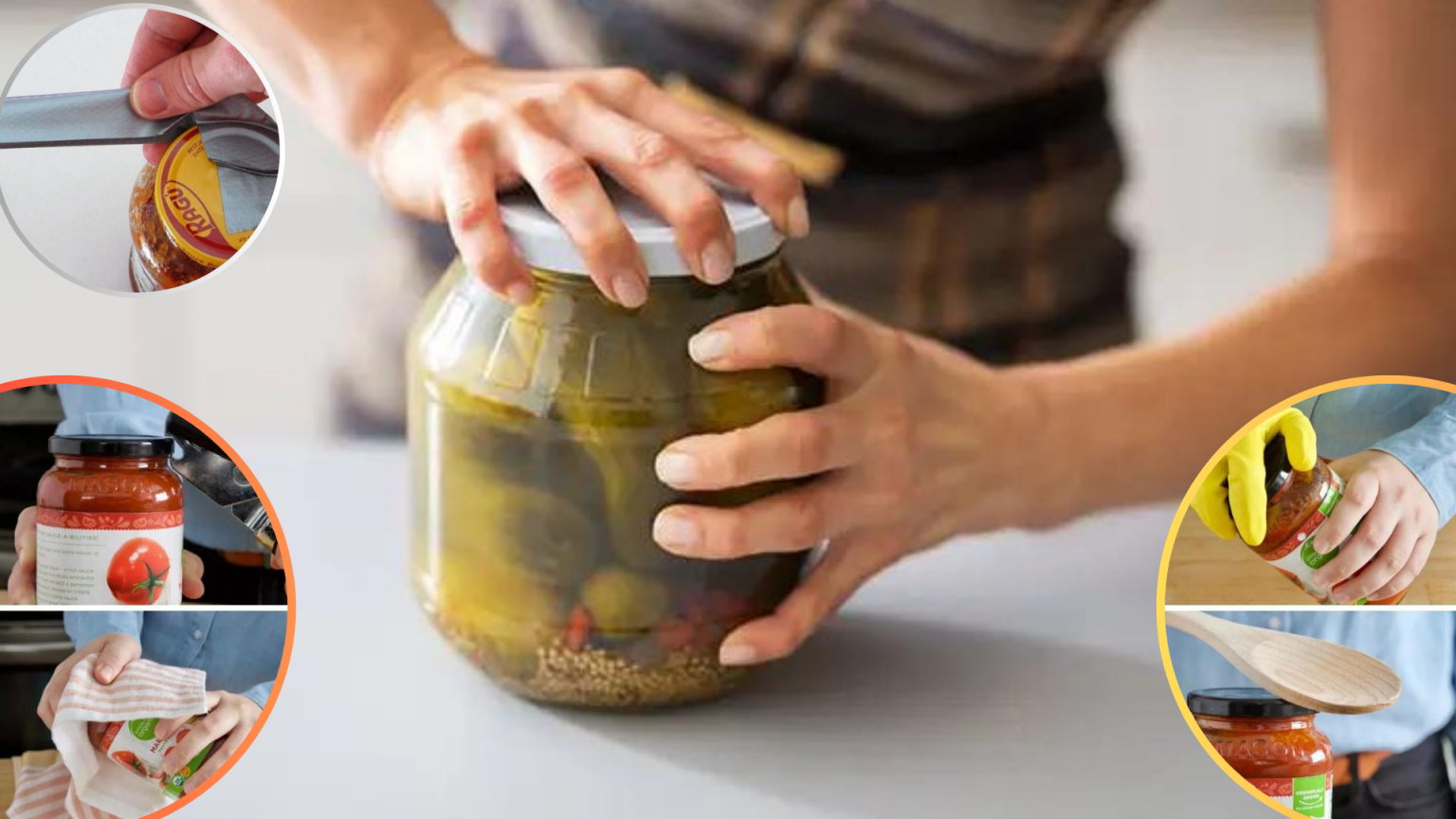 9 sfaturi despre cum să deschizi cu ușurință un borcan prea strâns